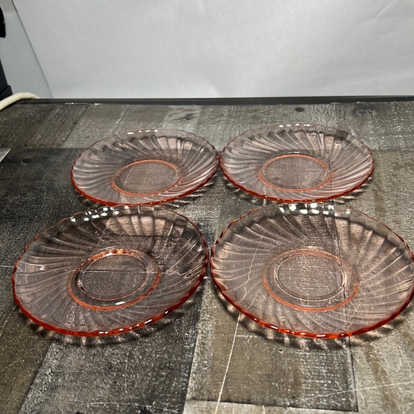 Arcoroc | Kitchen | Vintage Arcoroc France Glassware Rosaline Pink ...